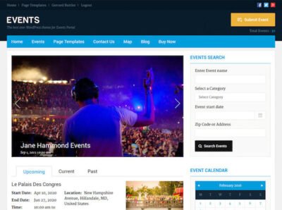 WordPress Events Theme | WordPress Info
